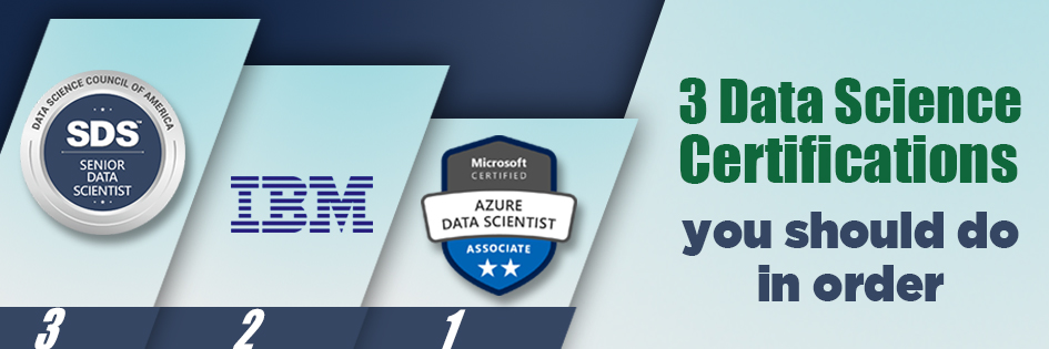 3 Data Science Certifications you should do in order – Data World
